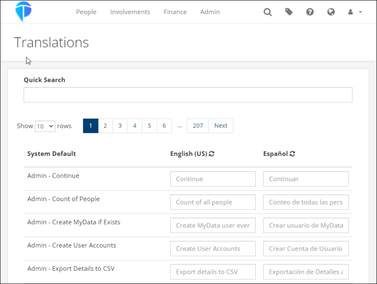 Spanish Translations Are Now Live! | TouchPoint Software